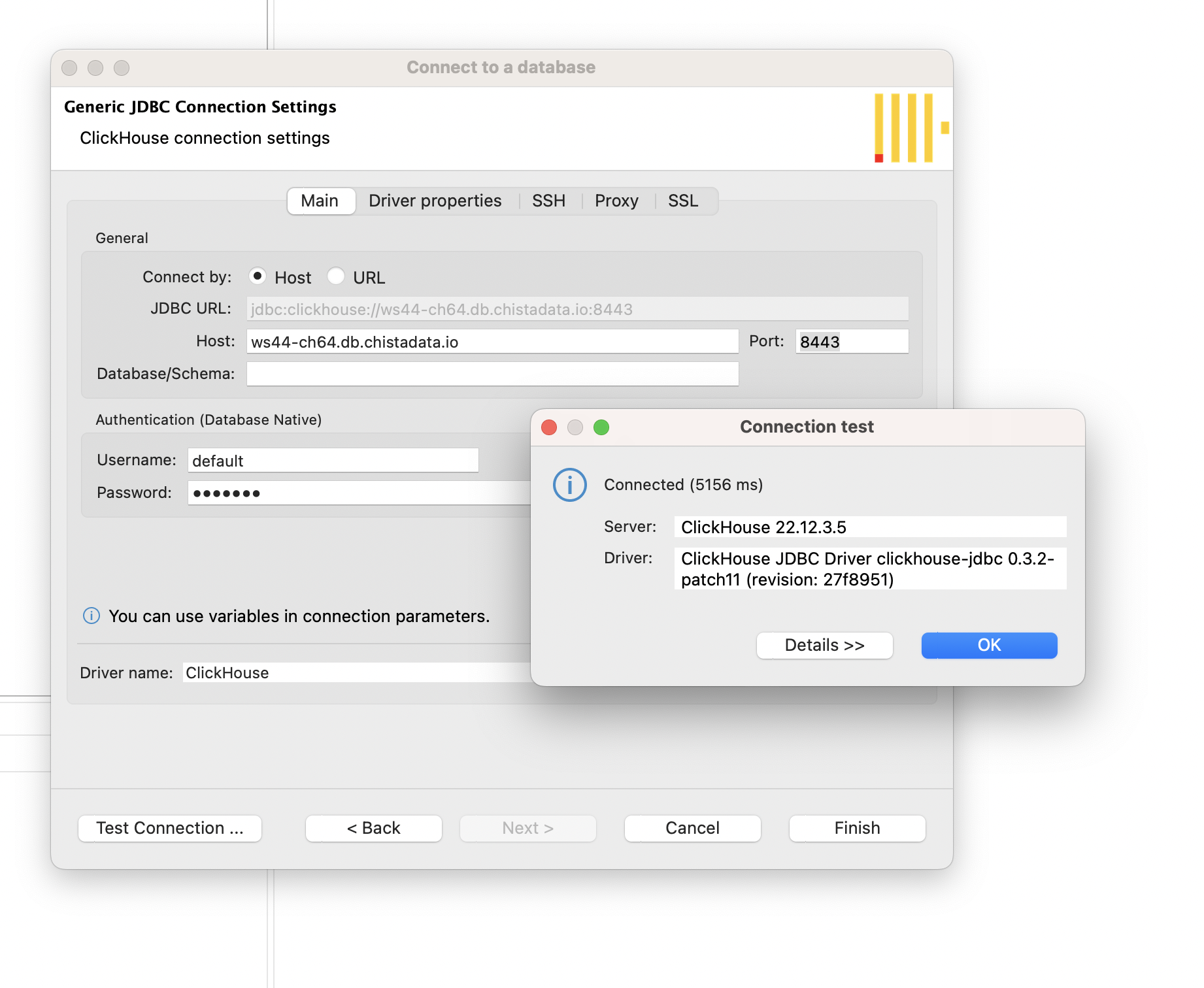 Connect To Chistadata Dbaas Clickhouse Cluster Via Dbeaver Chistadata Inc
