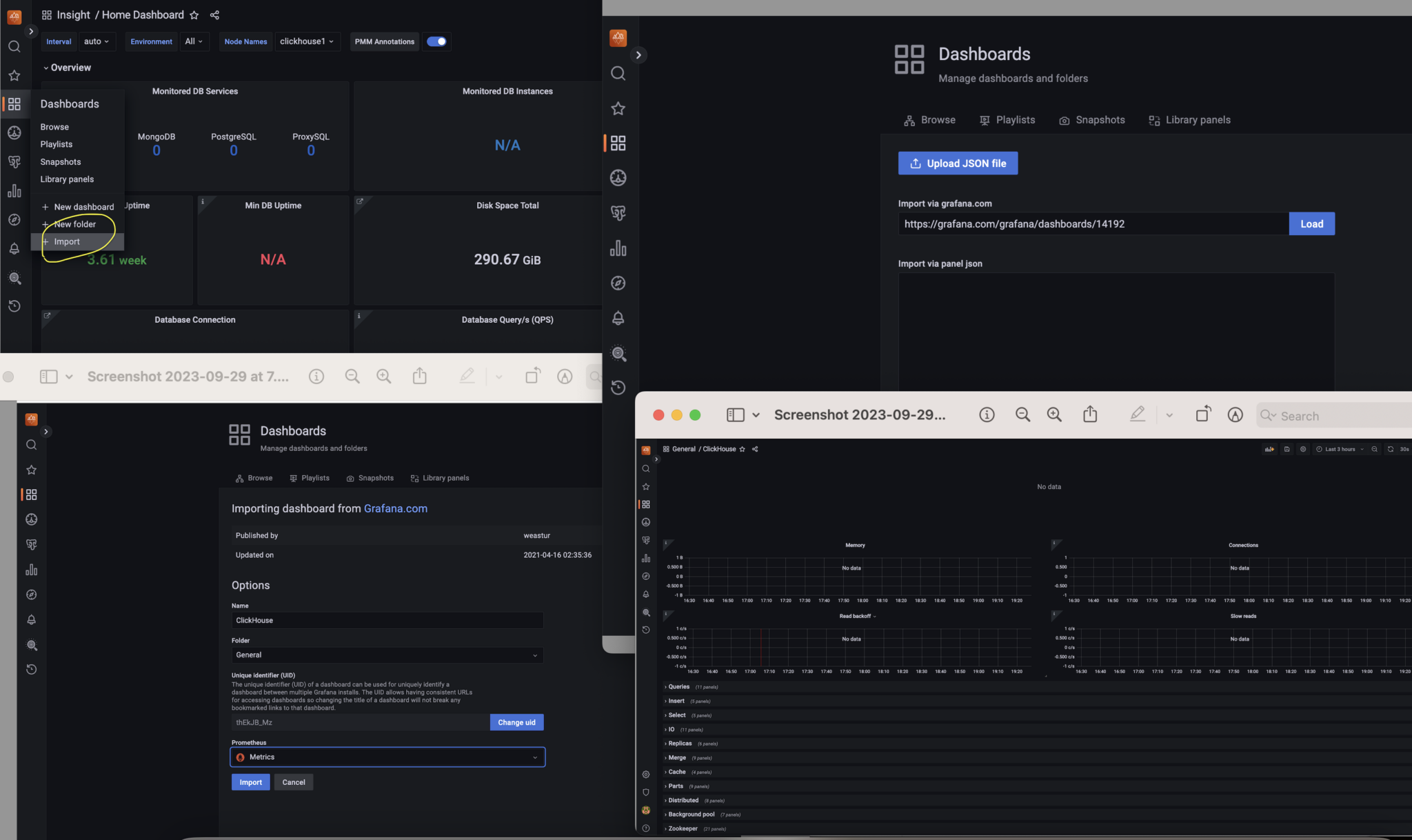 How to add ClickHouse to Percona Monitoring & Management